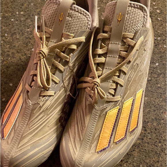 adidas | Shoes | Rare Team Issued Asu Adizero Football Cleats | Poshmark